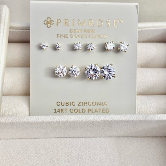 PRIMROSE | Jewelry | Primrose Gold And Silver Plated Cubic Zirconia ...